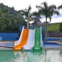 China Commercial Fiberglass Water Slide 1.9m Height 11KW Power 360 Guests/Hour Capacity for Amusement Parks for sale
