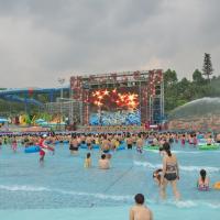 China Aqua Swim Wave Pool Machine Air Powered 45kW with 0.3-1.2m Wave Height for 500-700m² Areas for sale