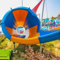 China Fade Resistant Family Water Slide 1.9m Height 360 Guests/Hour Capacity 11KW Power Amusement Park Equipment for sale