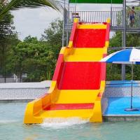 China Fiberglass Water Slide 120-180 Guests/Hr Capacity 30KW Power 4-8m Height for Amusement Parks for sale