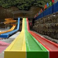 China ISO9001 Outdoor Amusement Park Water Slide With Long Working Life for sale