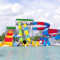 China ISO9001 Outdoor Amusement Park Water Slide With Long Working Life for sale