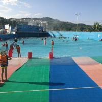 China LANCHAO Air Blast Wave Pool Machine 45kW with 0.3-1.2m Wave Height for Water Parks for sale