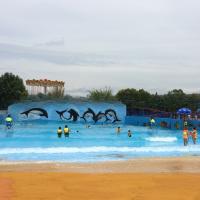 China Air-Operated Wave Pool Equipment 45kW Power 0.3-1.2m Wave Height Fiberglass Construction for Water Parks for sale