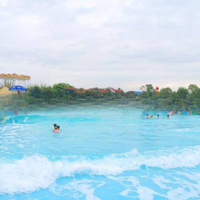 China Fiberglass Wave Pool Machine 45kW with 0.3-1.2m Wave Height for Water Park Design Customization for sale