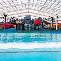 China LANCHAO-WP02 Outdoor Wave Pool Machine for Aqua Parks - 45kW Power, 500-700m² Waving Area, 1.5m Max Wave Height for sale