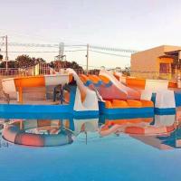 China Colourful Funny Kids Amusement Park Water Slide Playground For Family for sale