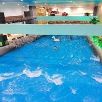 China LANCHAO-WP02 Indoor Wave Pool Machine 45kW with 0.3-1.5m Wave Height for Water Parks for sale