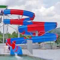 China Custom 8m Spiral Water Slide with 500kg Capacity - Erosion Resistant Fiberglass for Aqua Parks for sale
