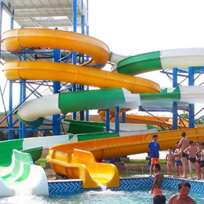 China Commercial Fiberglass Tube Water Slide 0.85m Inner Width 75m Length 7.5KW Power for Amusement Parks for sale