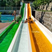 China Multi-Lane Mat Racer Water Slide for Water Park for sale