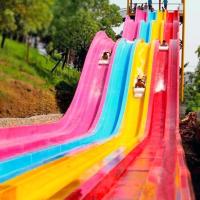 China 42m Rainbow Water Slide Equipment with 11KW Power and 500kg Capacity for Water Parks for sale