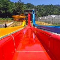 China Fiberglass Tube Speed Water Slide 8m Height 65m Length for Adults - ISO9001 Certified Amusement Park Equipment for sale