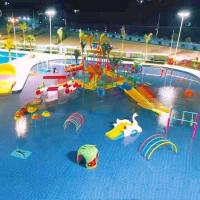 China OEM Indoor Water Playground with 45KW Power & 500kg Capacity - Custom FRP Water Slide House for sale