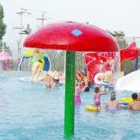 China Kids Splash Pad Water Park Equipment 2700x2000mm with 500kg Capacity UV Resistant Fiberglass for sale