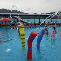 China ISO9001 Certified Water Park Bucket Slide for Kids - 7000×3800 mm Dimensions, >500kg Capacity for sale