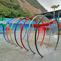 China Custom Fiberglass Water Splash Park Equipment with 500kg Capacity and 12+ Year Lifespan for Amusement Parks for sale