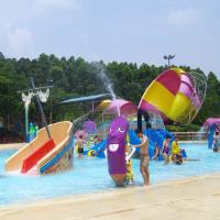China LANCHAO Fiberglass Water Play Equipment for Amusement Parks - 500kg Capacity, 12+ Year Lifespan for sale