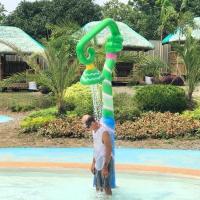 China LANCHAO-WT01 Water Bucket Playground Equipment H2700×W2000 mm with 12+ Year Lifespan for Water Parks for sale