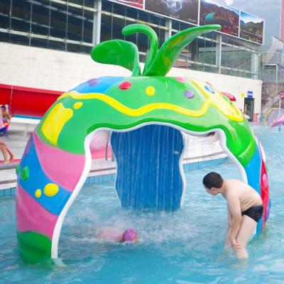 China Fiberglass Apple Water Park Playhouse for Children - 500kg Capacity, 12+ Year Lifespan for sale