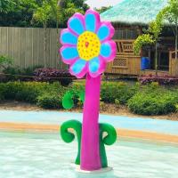 China Fiberglass Water Park Splash Pad Equipment 2700x2000mm with 500kg Capacity for Commercial Use for sale