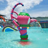 China LANCHAO-WT01 Interactive Water Park Tipping Bucket Playground with 500kg Capacity and 12+ Year Lifespan for sale