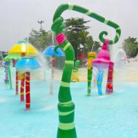 China Flower Spray Aqua Park Fiberglass Water Amusement Equipment with 500kg Capacity and 12+ Year Lifespan for sale