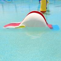China LANCHAO-WT01 Fiberglass Water Slide for Pools | >500kg Capacity | 12+ Year Lifespan for sale