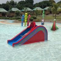 China LANCHAO-WT01 Fiberglass Water Slide for Pools | >500kg Capacity | 12+ Year Lifespan for sale