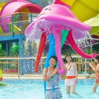 China Children Water Park Fiberglass Spray Elephant Play Equipment - 500kg Capacity, 12+ Year Lifespan for sale