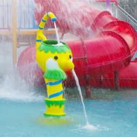 China Fiberglass Spray Water Park Toys 2600x700x1400mm with 500kg Capacity for Children's Amusement for sale