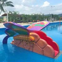 China Weather Resistance Kids Water Slide Playground For Water Park for sale