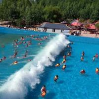 China Vacuum Tsunami Wave Pool Equipment 2m Height 55KW Power for Amusement Water Parks for sale