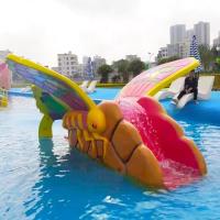 China OEM Little Octopus Water Slide For Kids Water Park Playground for sale