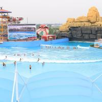 China LANCHAO ISO9001 Artificial Wave Pool Equipment 55KW Power 2m Wave Height for Water Parks for sale