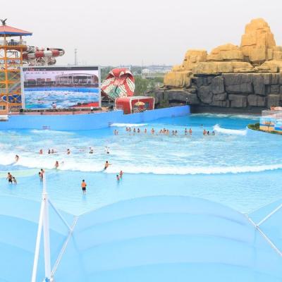 China LANCHAO ISO9001 Artificial Wave Pool Equipment 55KW Power 2m Wave Height for Water Parks for sale