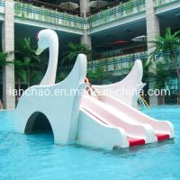 China Fade Resistant Swimming Pool Water Slide Children Water Park Slide for sale
