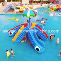 China Fade Resistant Swimming Pool Water Slide Children Water Park Slide for sale