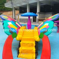 China Fade Resistant Swimming Pool Water Slide Children Water Park Slide for sale