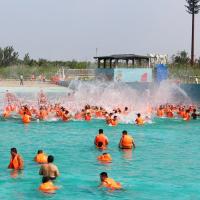 China Lanchao WP01 Tsunami Wave Pool Machine - 2m Wave Height, 55KW Power for Water Parks for sale