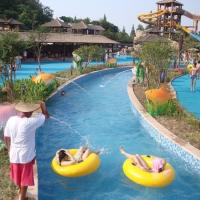 China Customized Lazy River with Waves Equipment for Water Parks - 30KW Power, 0.8m Depth, 100-400m Length for sale