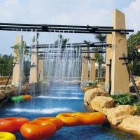 China Customized Lazy River with Waves Equipment for Water Parks - 30KW Power, 0.8m Depth, 100-400m Length for sale
