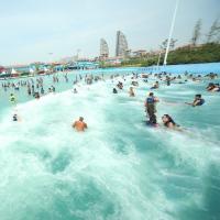 China LANCHAO ISO9001 Vacuum Wave Pool Equipment - 2m Wave Height, 55KW Power for Water Parks & Resorts for sale