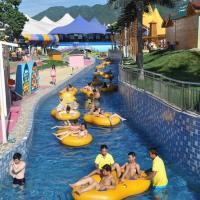China Artificial Lazy River Wave Machine 30KW Power 0.8m Depth for Water Parks and Amusement Facilities for sale