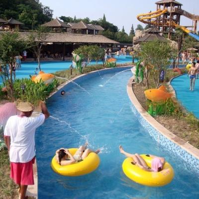 China Artificial Lazy River Wave Machine 30KW Power 0.8m Depth Water Park Equipment with 12+ Year Lifespan for sale