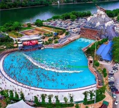 China Lanchao ISO9001 Certified Tsunami Wave Pool Equipment 2m Wave Height 55KW Power for Water Parks for sale