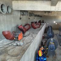 China Lanchao ISO9001 Certified Tsunami Wave Pool Equipment 2m Wave Height 55KW Power for Water Parks for sale