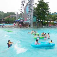 China LANCHAO Wave Pool System 55KW with 2M Wave Height for Outdoor Amusement Parks - Customizable Water Park Equipment for sale