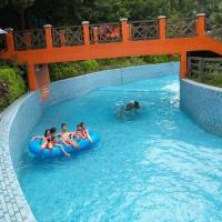 China SGS Certified Lazy River Water Slide 0.8m Depth 100-400m Length Commercial Water Park Equipment for sale