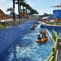 China Commercial Fiberglass Lazy River System for Water Parks | 100-400m Length, 0.8m Depth, 30KW Power for sale